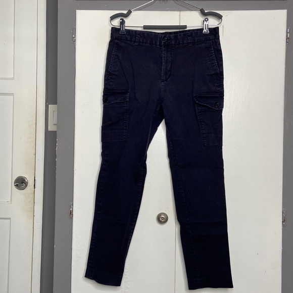H&M | Pants | Hm Mens Slim Fit Cargo Pants 32 Blue | Poshmark